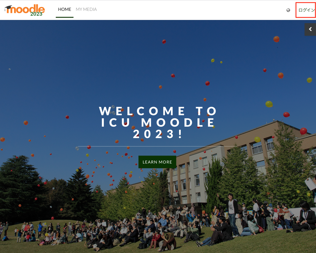 moodle 2023: To get started ICU Moodle (How to log-in) 初めてMoodleをご利用の先生方へ（ログイン方法等）
